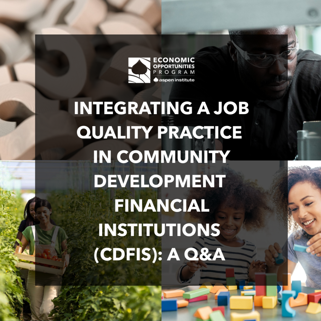 Integrating Job Quality - Northern Initiatives